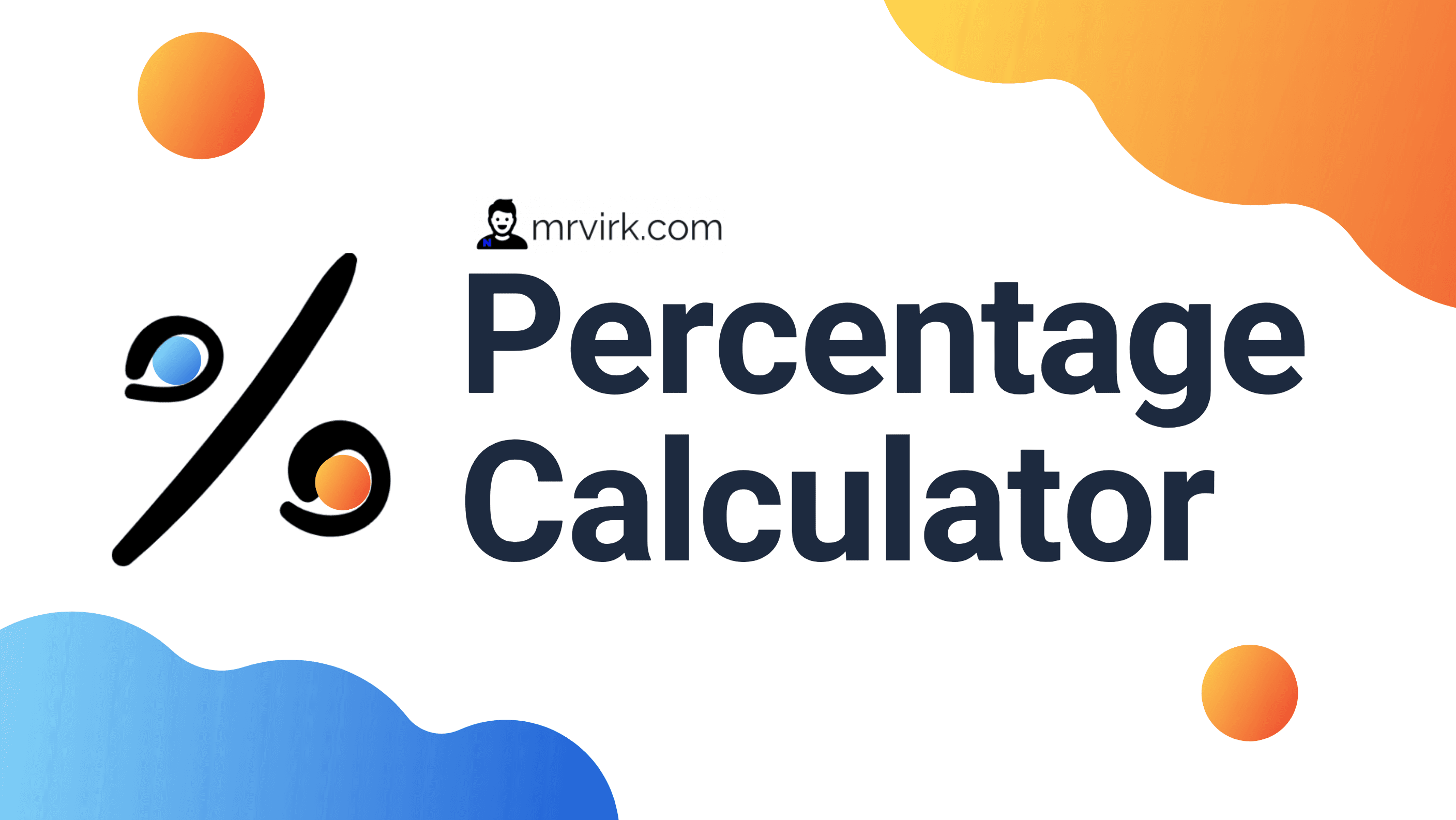 How To Calculate Percentage Of A Number Mr Virk Media